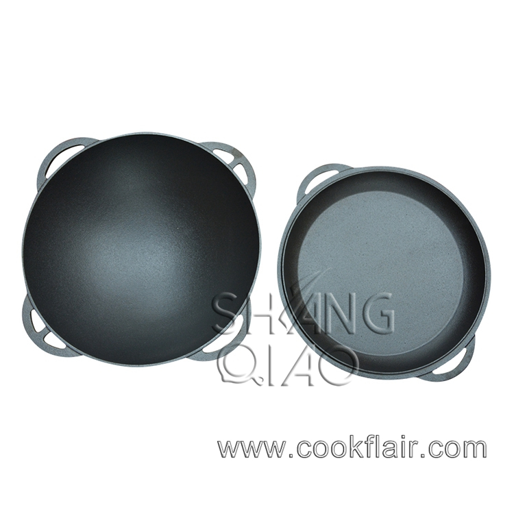 New Style Pre-seasoned Cast Iron Kazan Pot | Hebei Shangqiao Imp.&Exp ...